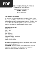 Case Study Pneumonia | PDF | Lung | Pneumonia