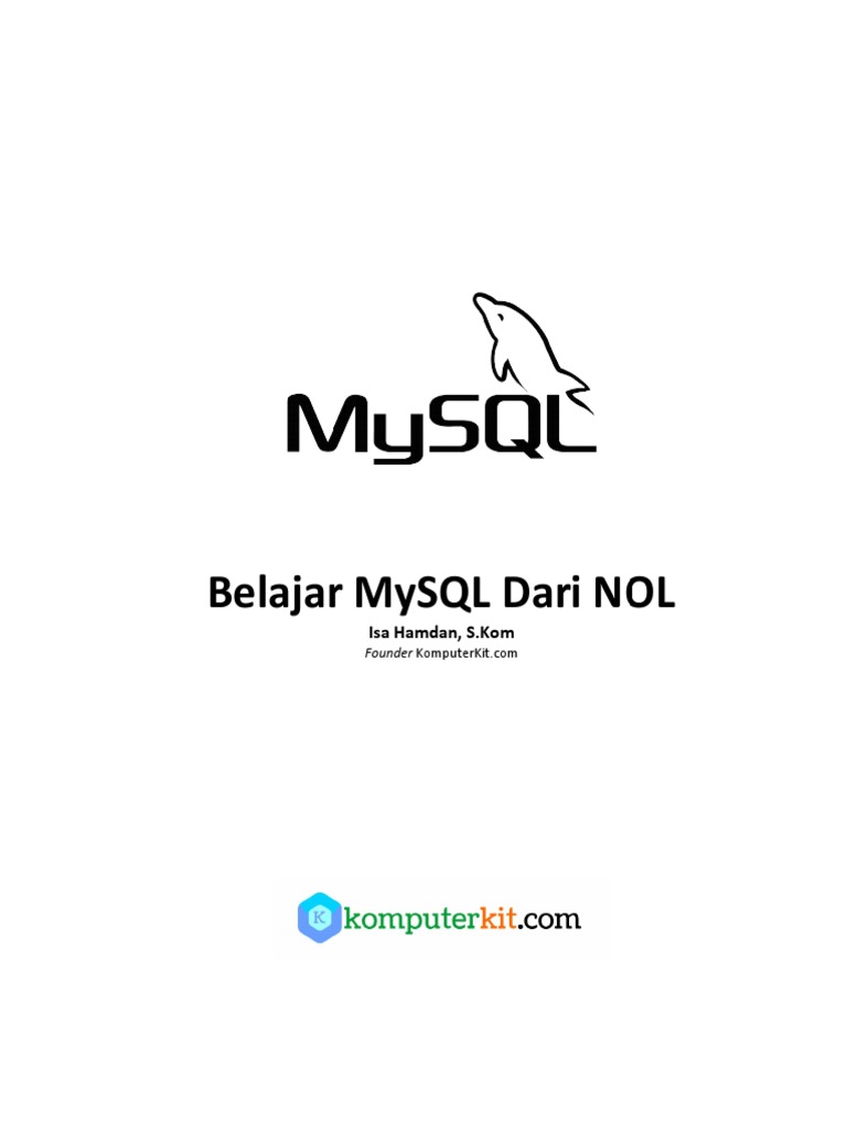Belajar MySQL dari NOL: Panduan Lengkap | PDF