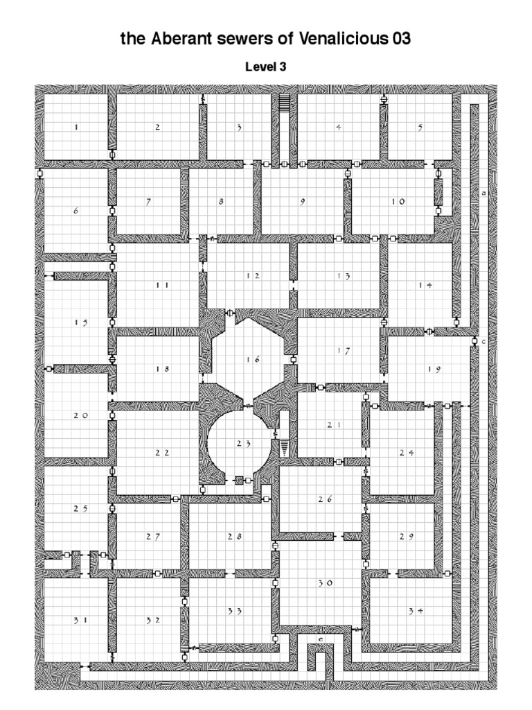 The Aberant Sewers of Venalicious 03 | PDF | Door | Architectural Elements