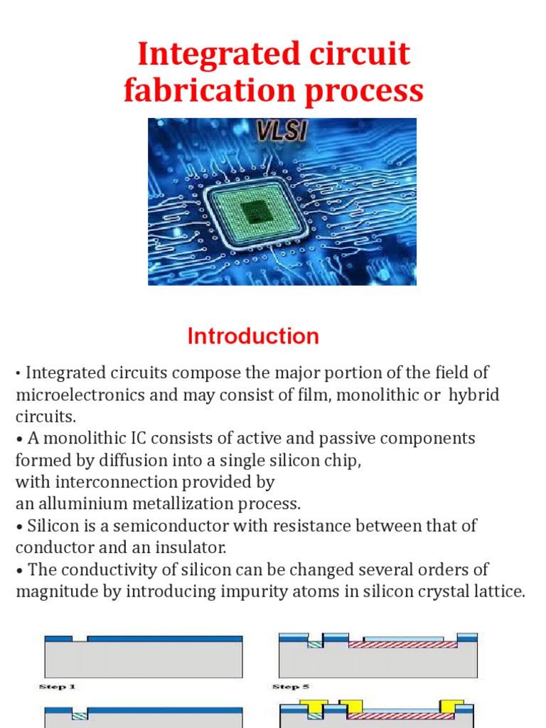 Integrated Circuit Fabrication Process | PDF | Integrated Circuit ...