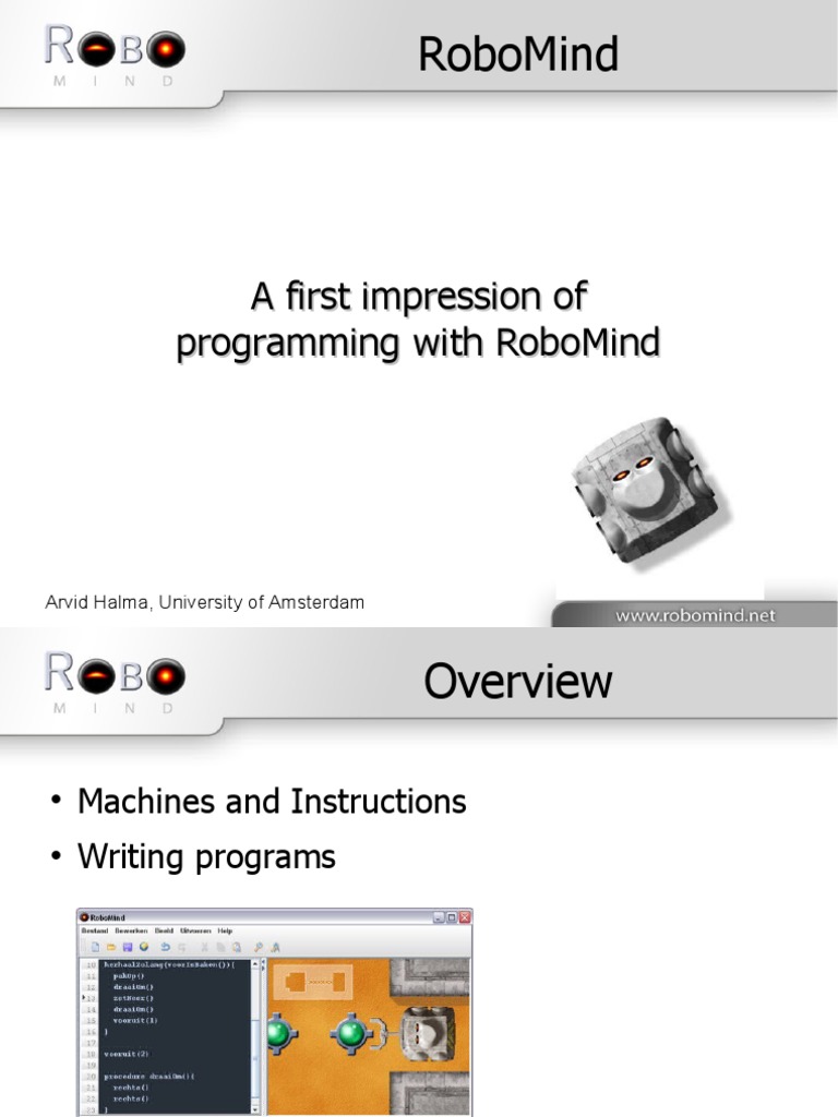 A First Impression of Programming With Robomind | PDF | Programming ...