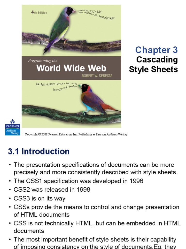 Cascading Style Sheets Pdf Computing Hypertext
