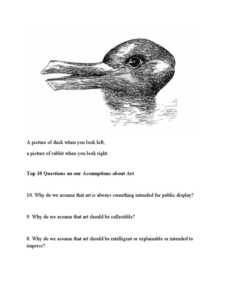 Top 10 Assumptions About Art | PDF