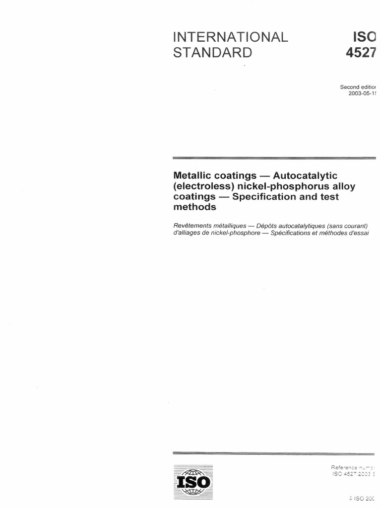 Iso 4527 | PDF