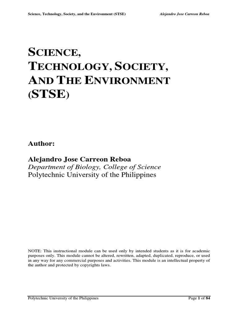 STSE by AJCReboa Unit 1 | Download Free PDF | Science | Falsifiability