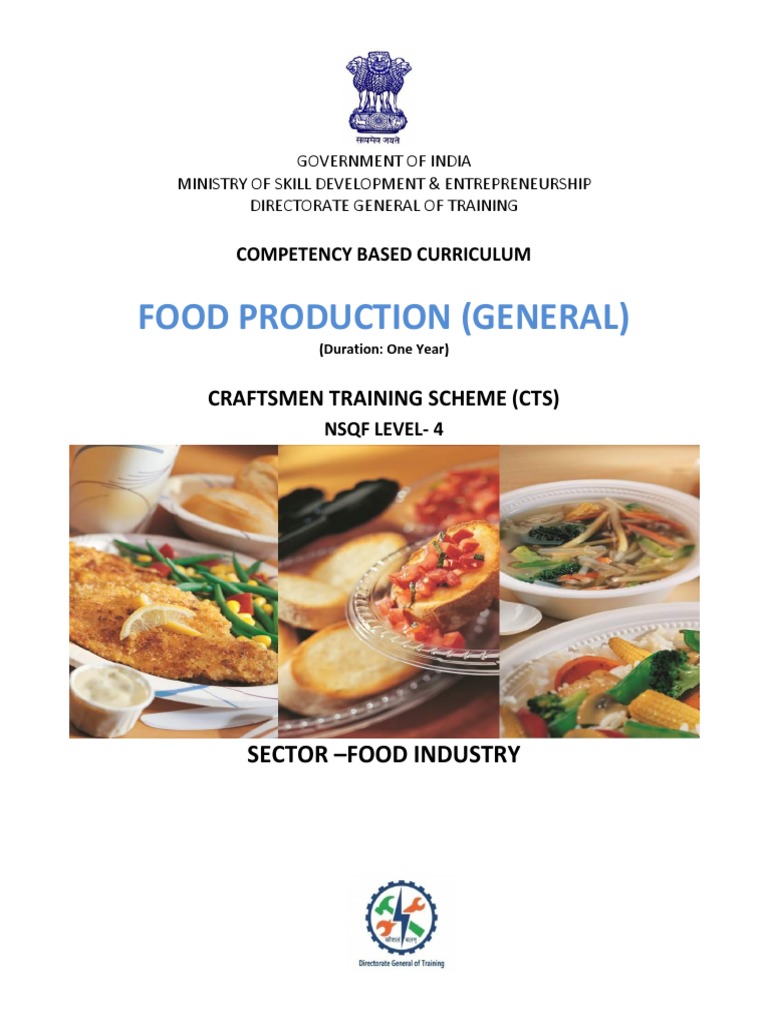Food Production Curriculum Overview | PDF | Cooking | Foods