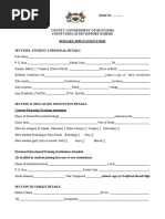 Kenya Police Abstract Form | PDF