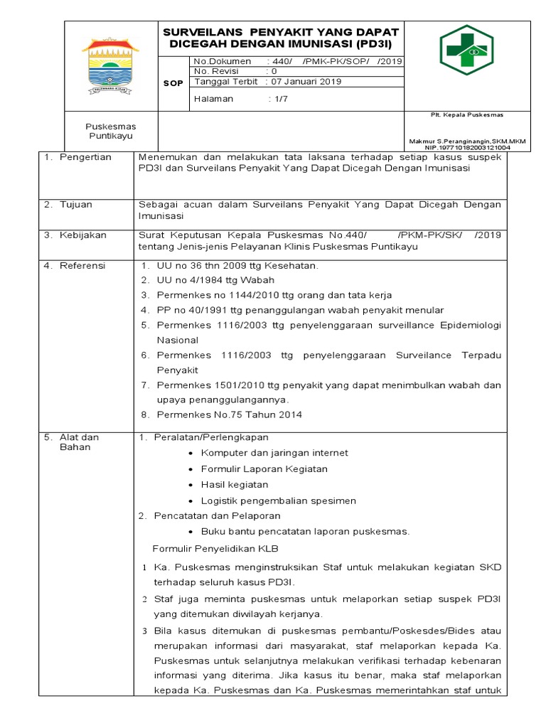 359687703-SOP-KA-PD3i 2019 | PDF