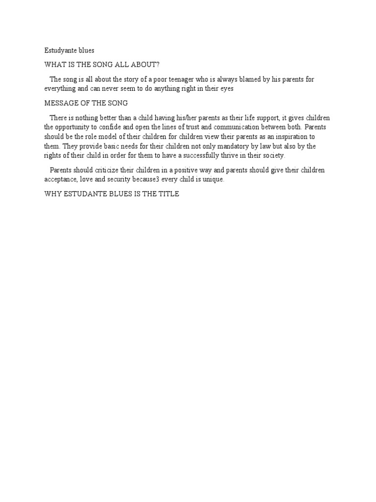 Estudyante Blues | PDF | Self-Improvement | Wellness