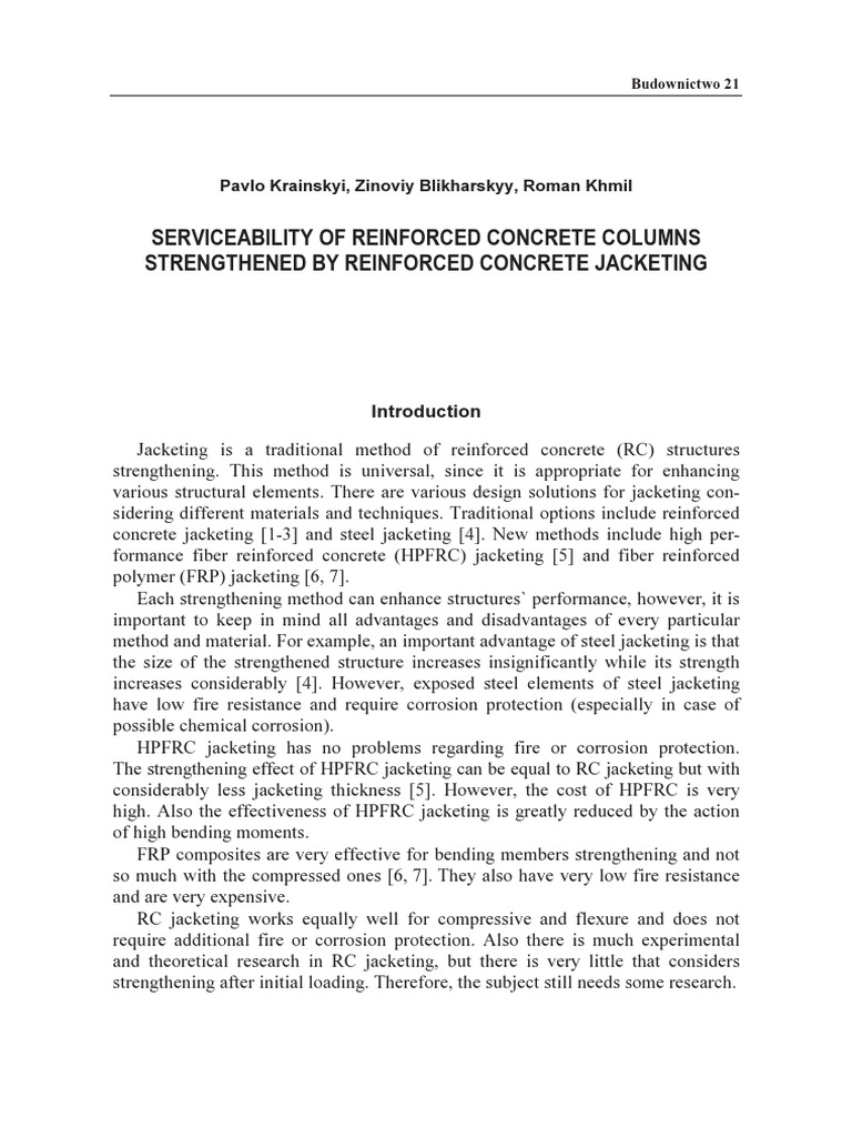Serviceability of | PDF | Reinforced Concrete | Concrete