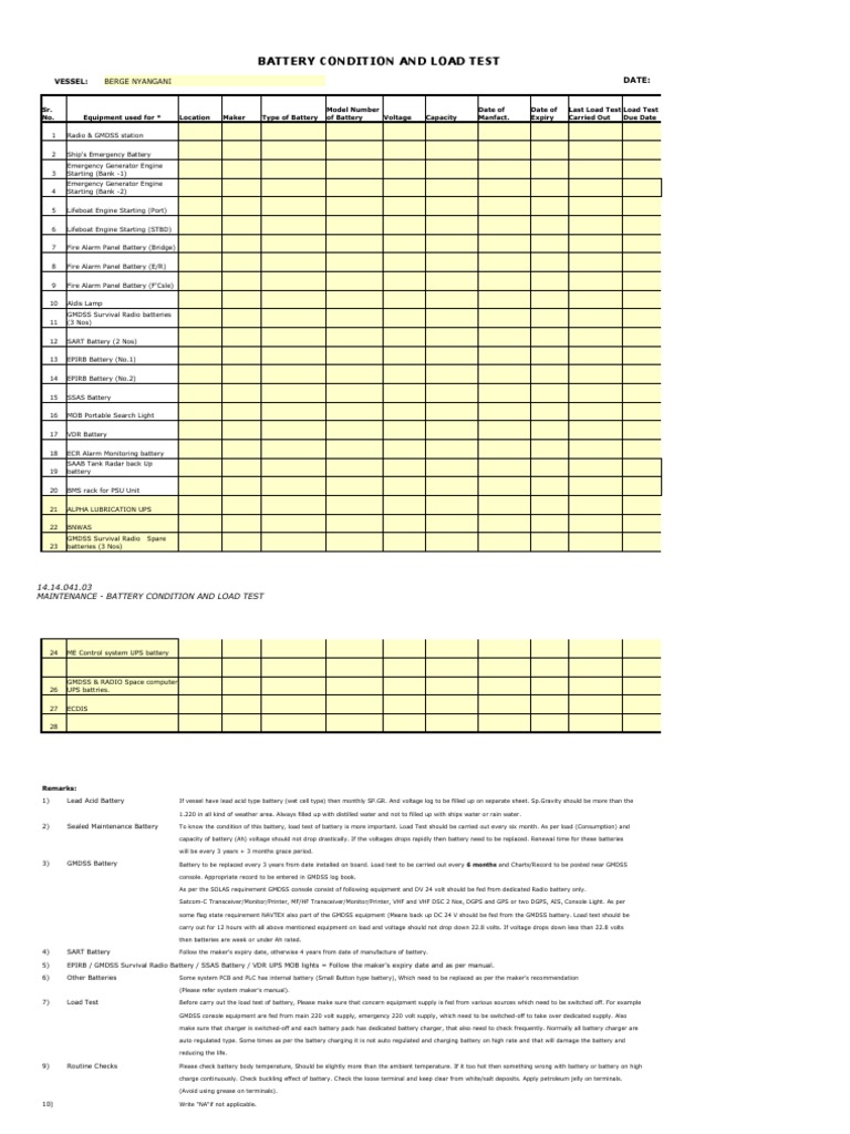 Battery Condition and Load Test | PDF | Battery Charger | Electronics