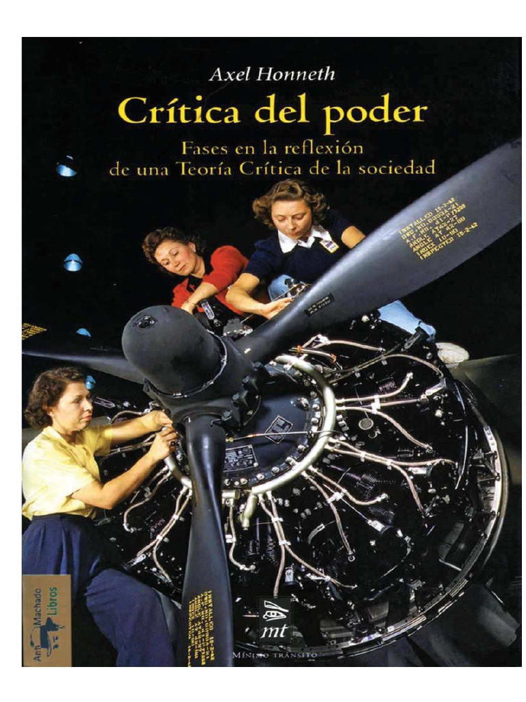 Axel Honneth - Del Análisis Del Poder A La Teoría Del Poder | PDF