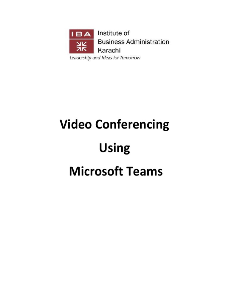 User Guide Microsoft Teams | PDF | Screenshot | Button (Computing)