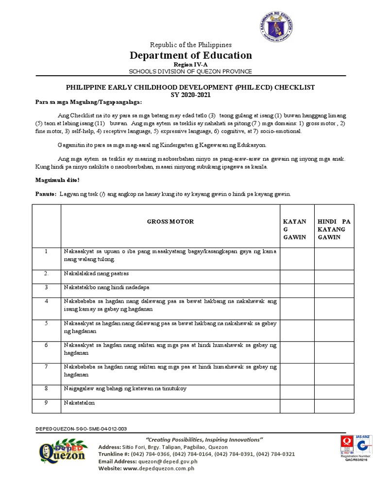 Updated Final Phil Ecd | PDF