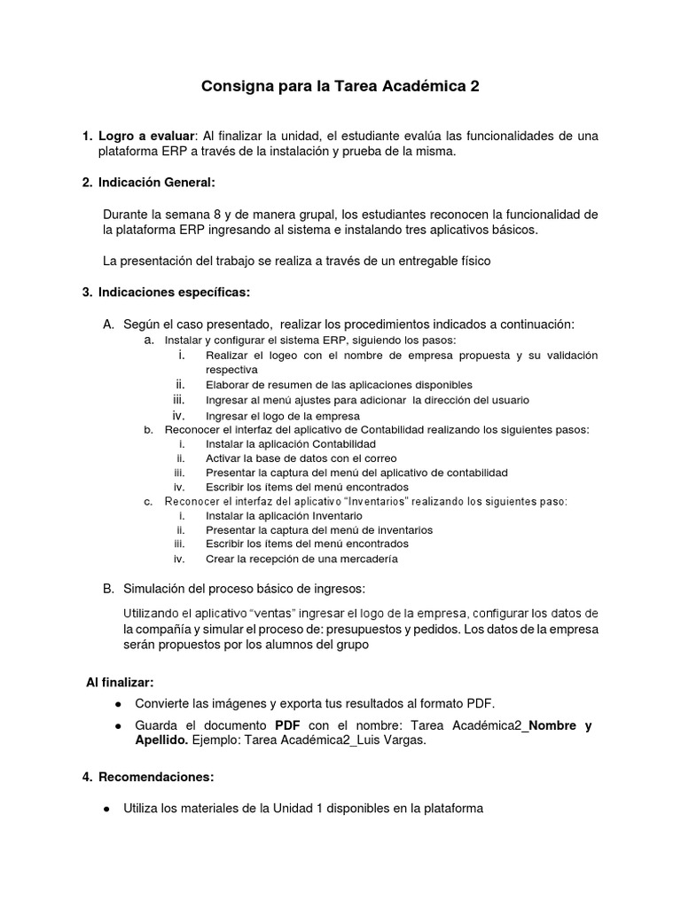 S08.s1-GC CF46 TA2 21C1M | PDF | Planificación de recursos empresariales | Software de la aplicacion