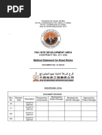 Asphalt Works Method Statement | PDF | Road Surface | Concrete