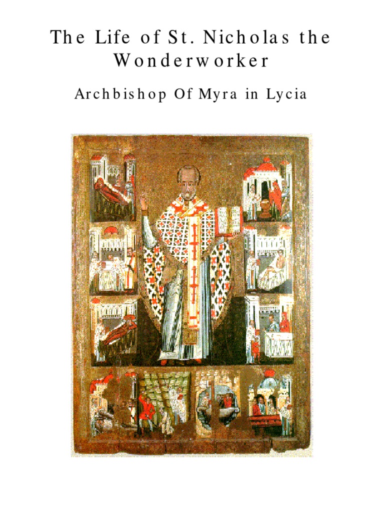 Unknown-The Life of Saint Nicholas The Wonderworker | PDF | Jesus | Bishop