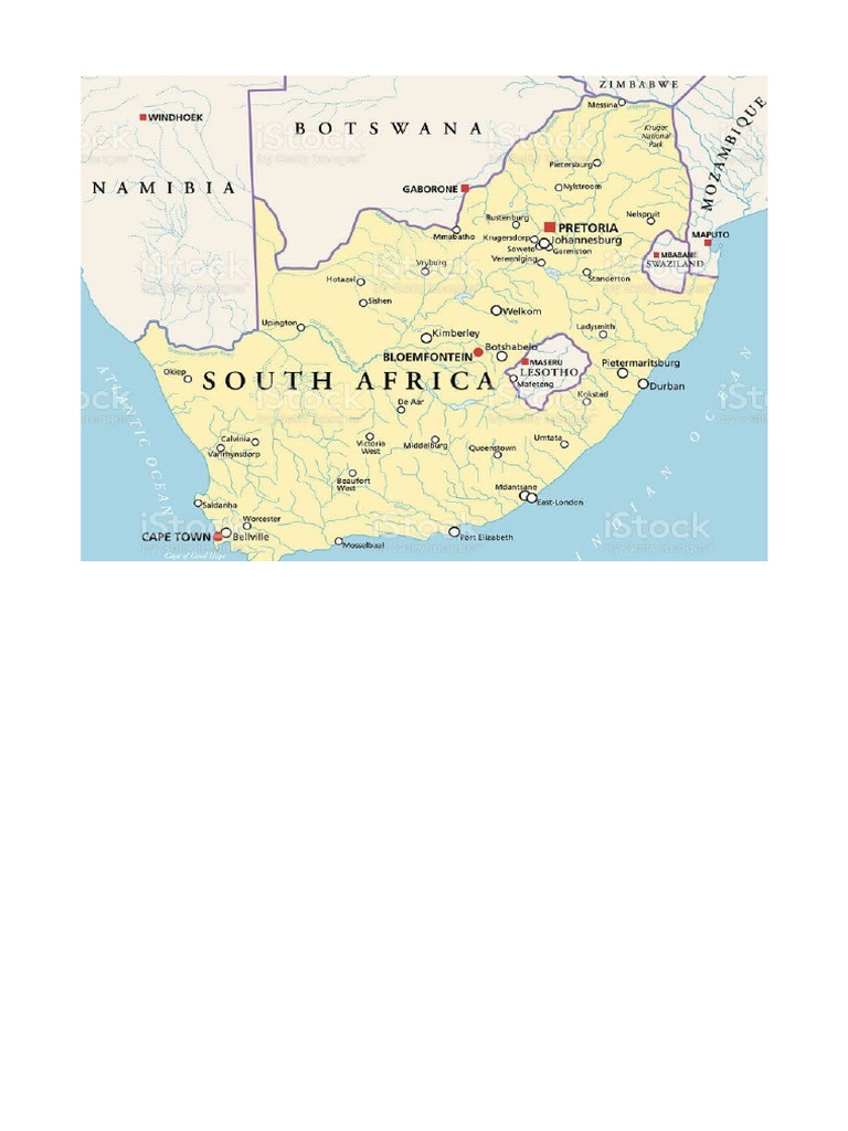 Mappa Sudafrica | PDF