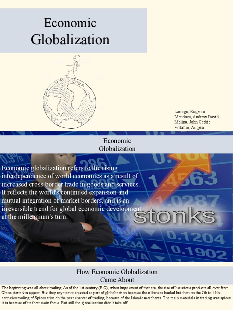 Economic Globalization | PDF | Globalization | Economic Growth
