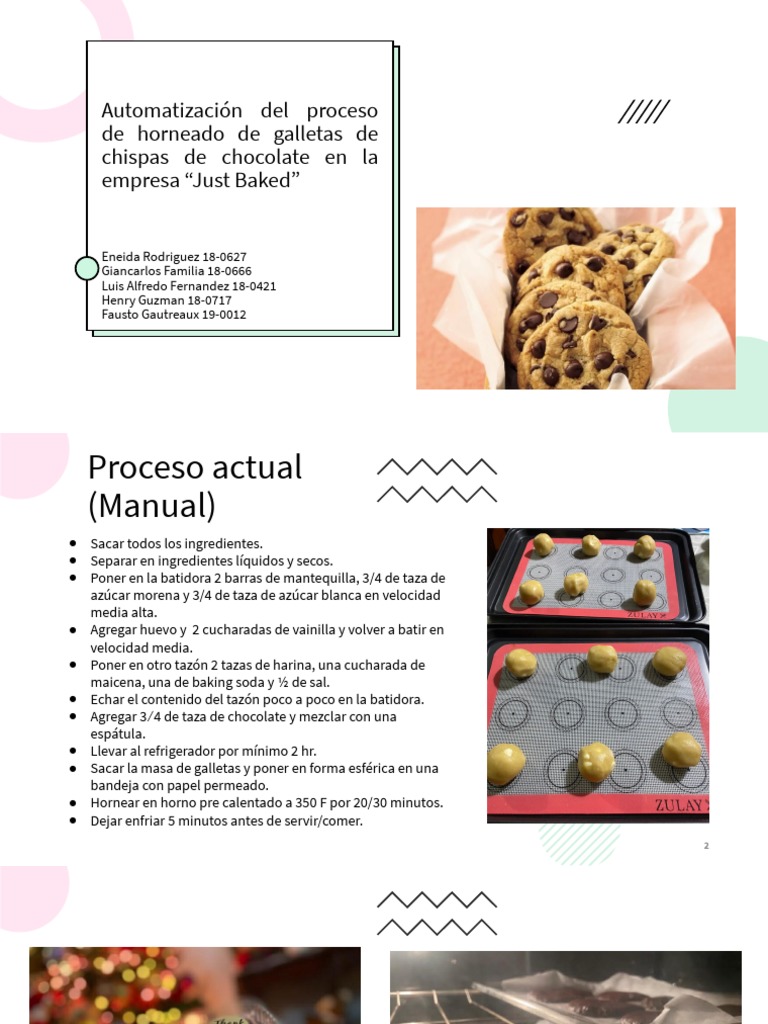 Proceso Galletas | PDF | Galleta | Comida y bebida