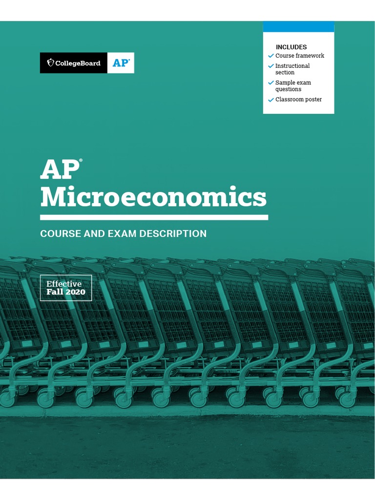 AP Microeconomics Course and Exam Description | PDF | Microeconomics ...