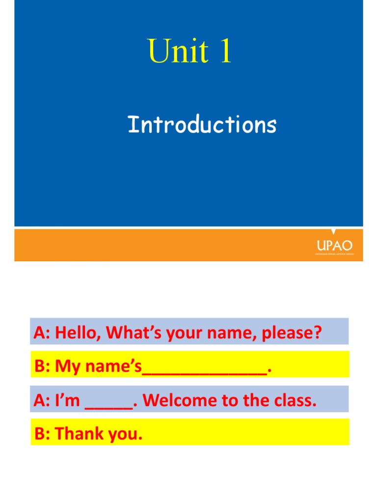 Basic English Introductions and Feelings | PDF | Self-Improvement ...