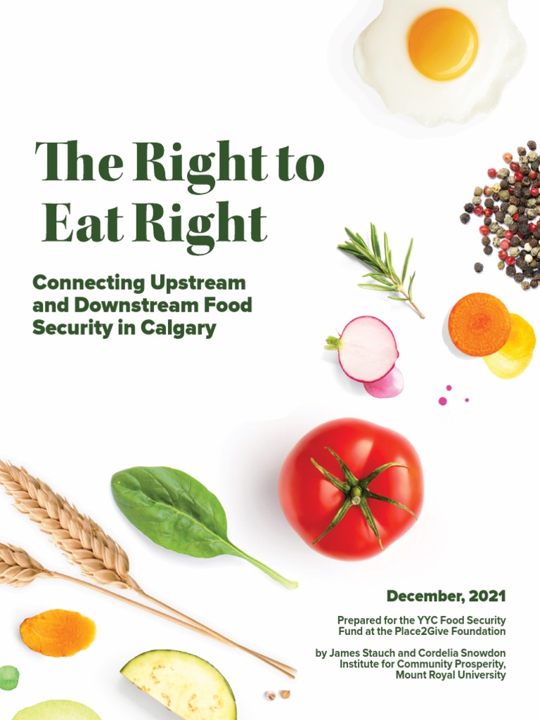 The Right To Eat Right | PDF | Food Security | Foods