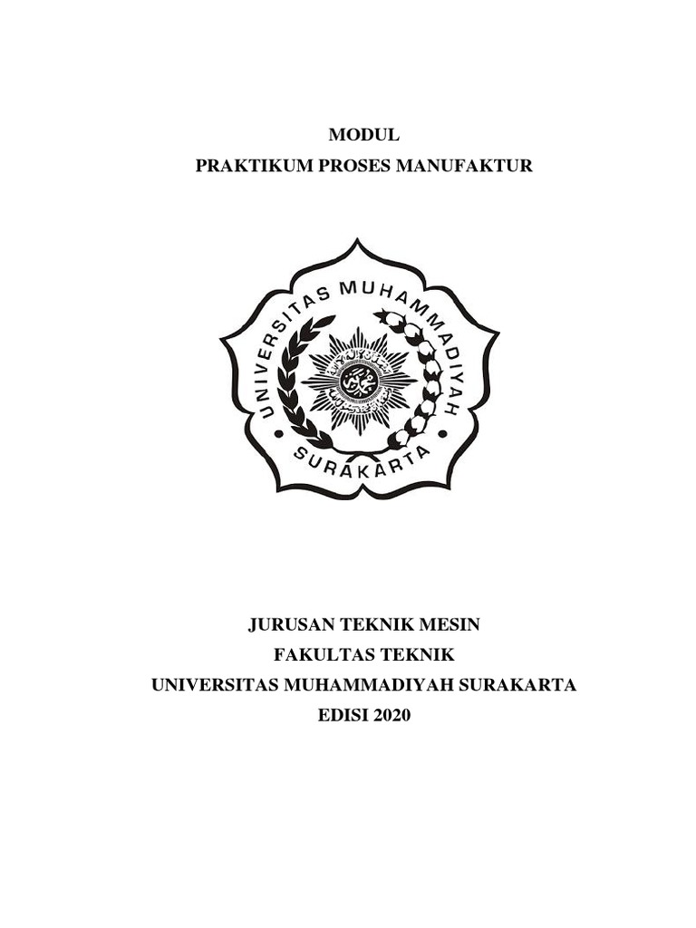 MODUL Proses Manufaktur 2020 | PDF | Seni | Teknologi & Rekayasa