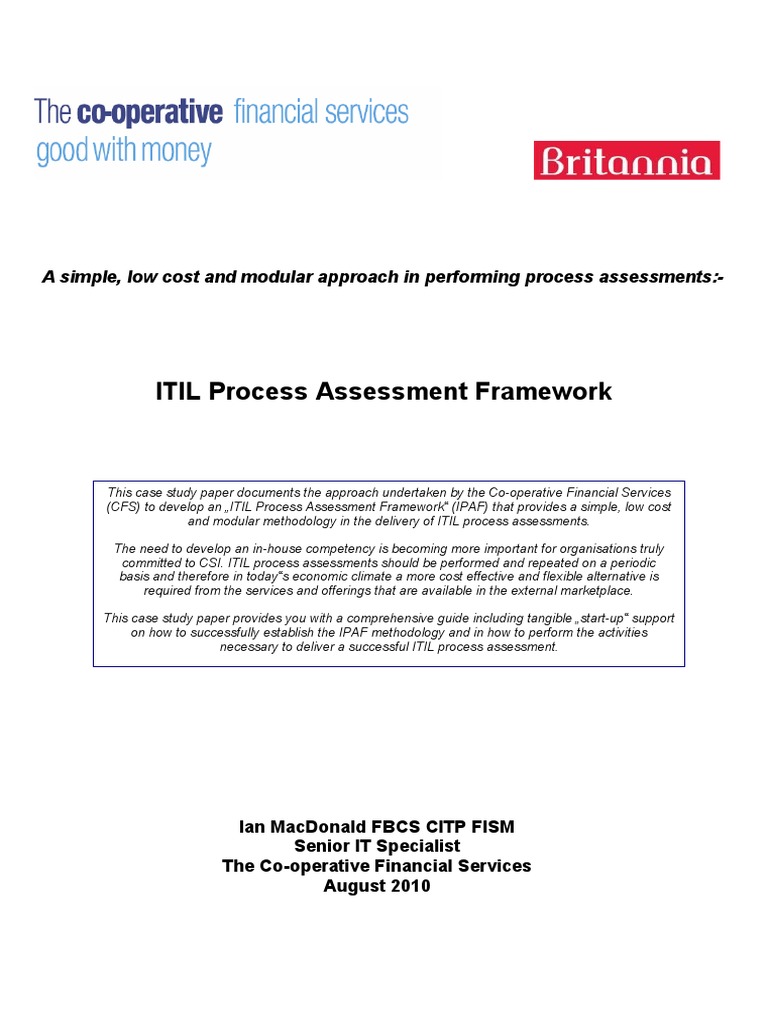 ITIL Process Assessment Guide | PDF | It Service Management ...