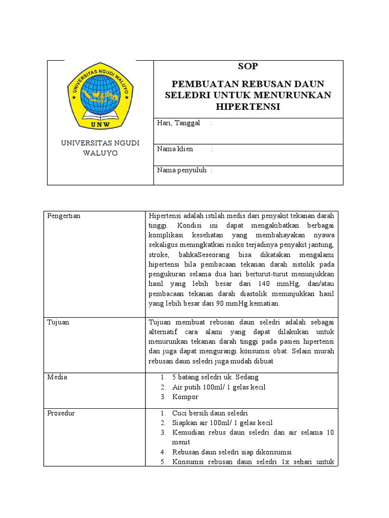 Sop Rebusan Daun Seledri | PDF | Kesehatan Holistik