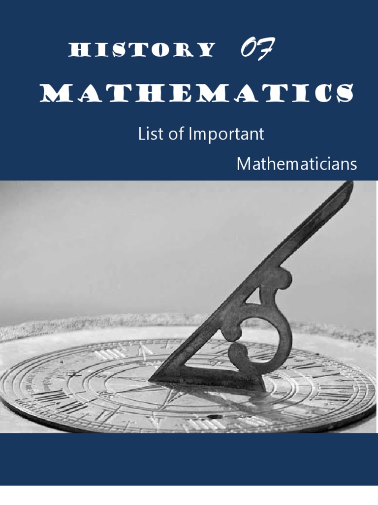 History of Mathematics | PDF | Mathematics
