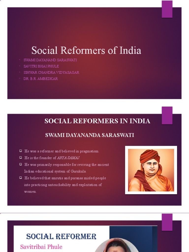 Key Indian Social Reformers Overview | PDF
