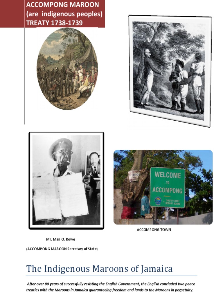 Maroon Treaty 5 | PDF | International Law | Treaty