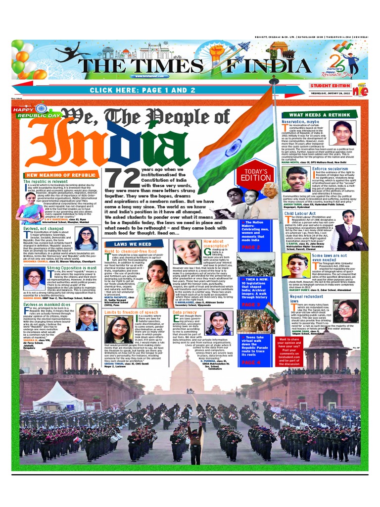 Times Nie Web Ed January 26 2022 Page1 4 1 | PDF | Privacy