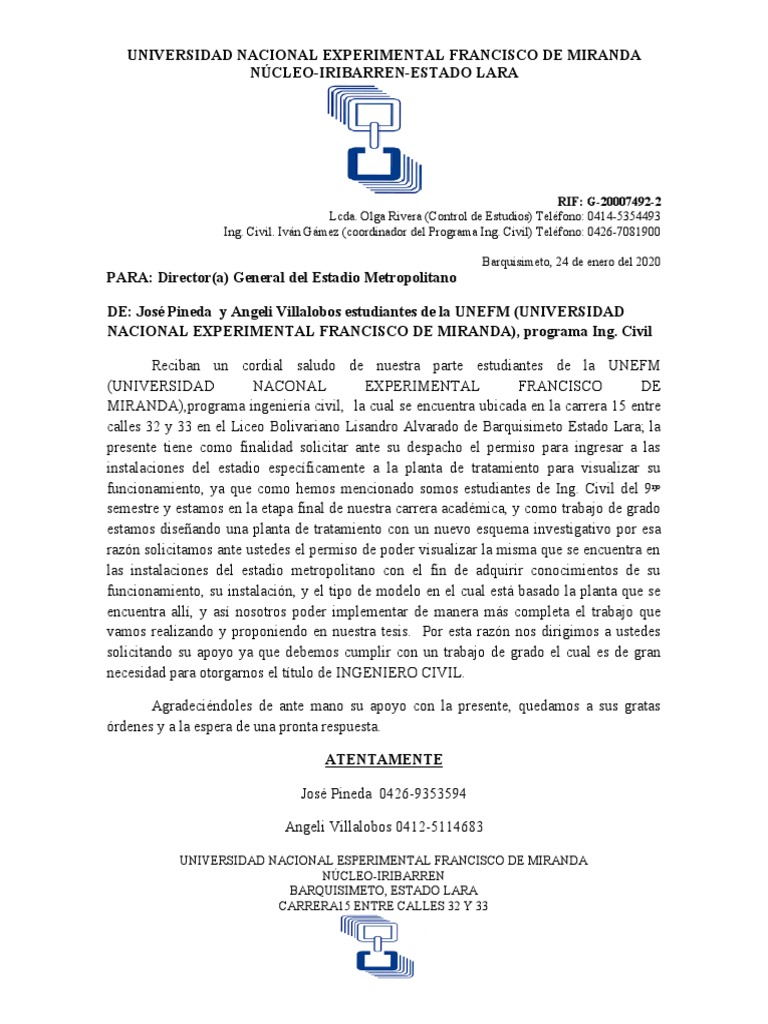 UNEFM | PDF