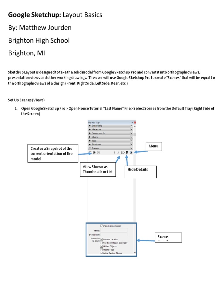 Google Sketchup Layout | PDF | Sketch Up | Page Layout