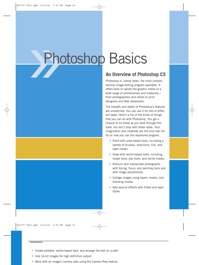 Photoshop Basics: An Overview of Photoshop CS | PDF | Adobe Photoshop ...