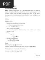 Design of Forebay | PDF | Reservoir | Dam