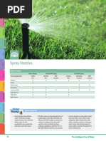 Toro Nozzle Chart | PDF