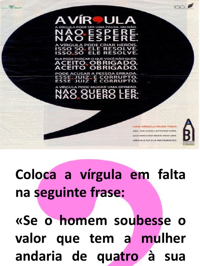 O Poder Da Vírgula | PDF