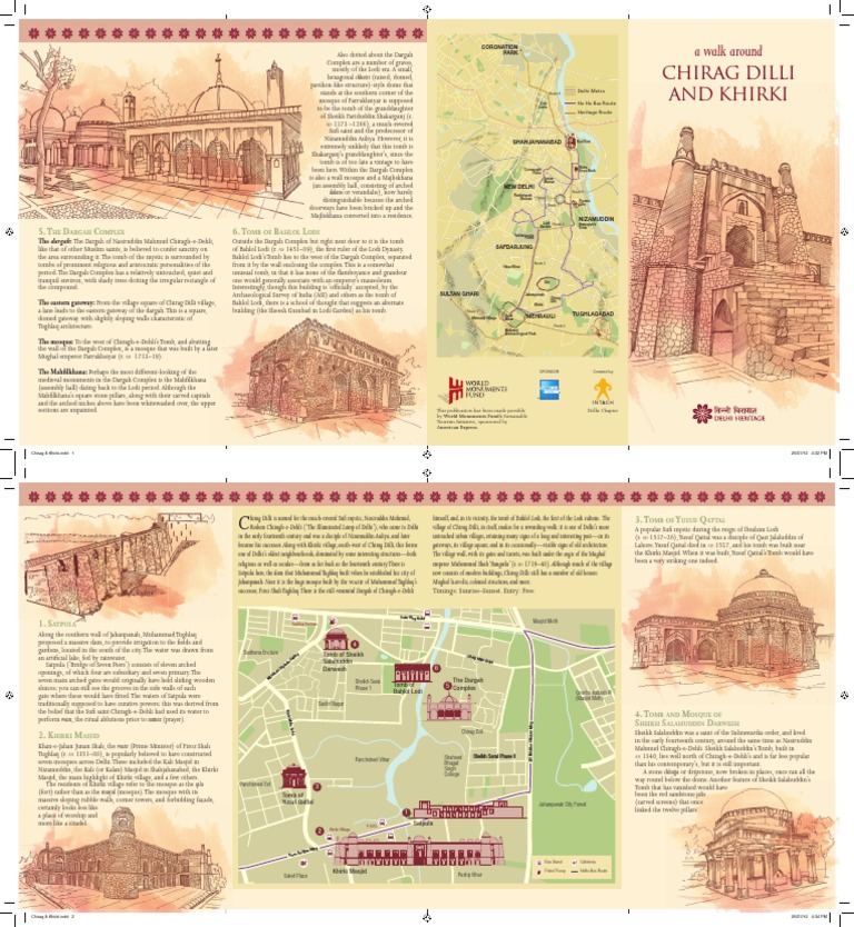 A Walk Around Chirag Dilli and Khirki - 0 | PDF