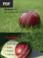 Turf Cricket Rules | PDF | Bowling (Cricket) | Ball And Bat Games