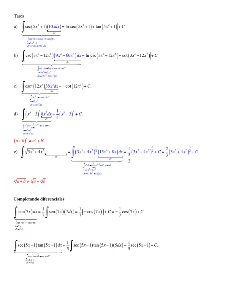 Integrales Incompletas II | PDF | Teaching Methods & Materials