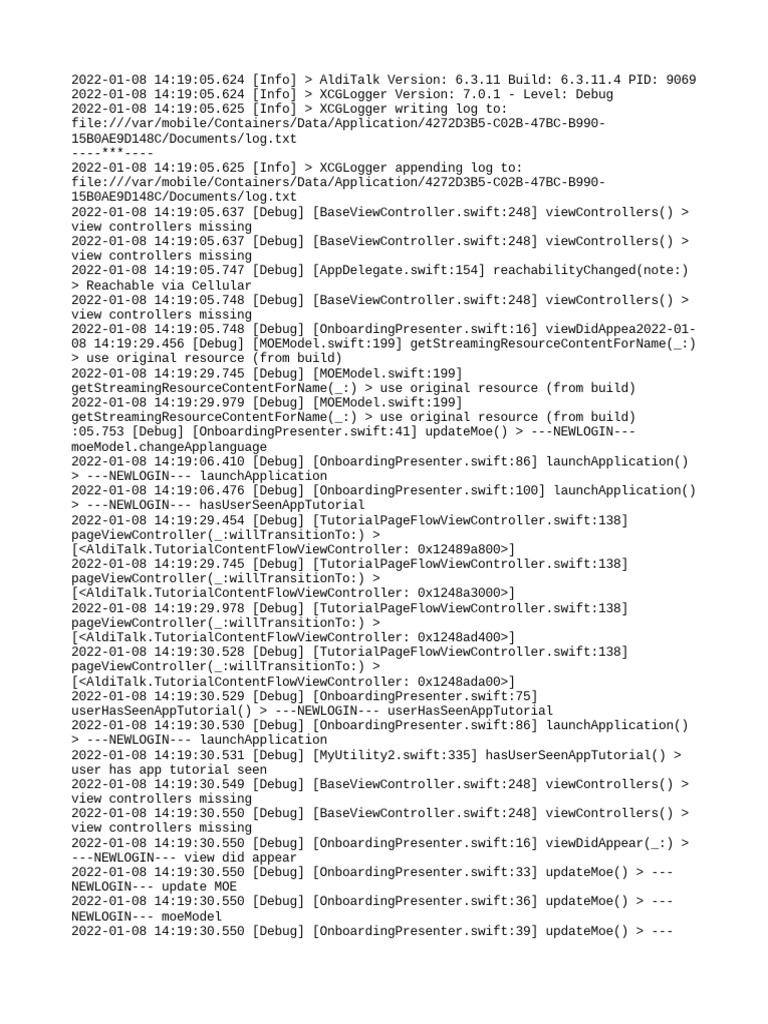 Log | PDF | Computing | Software