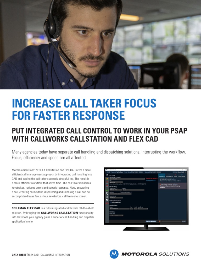 Increase Call Taker Focus For Faster Response | PDF | 9 1 1 ...