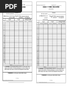 Blank DTR | PDF | Business