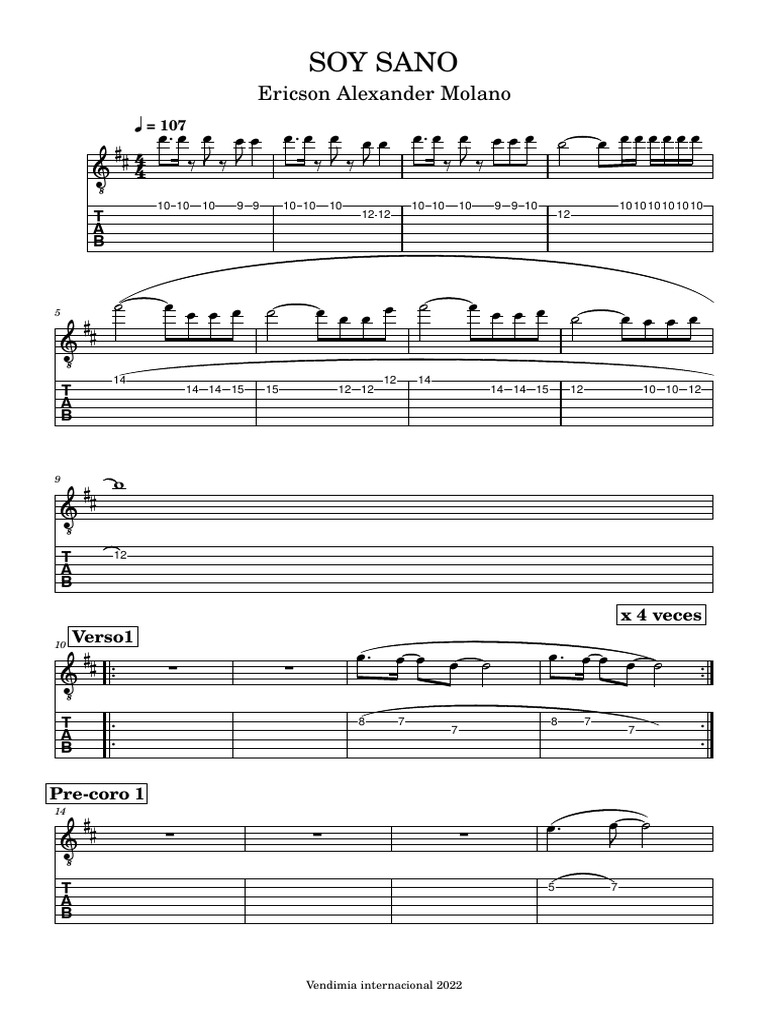 Soy Sano: Ericson Alexander Molano | PDF