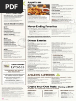 Donatos Carryout Menu | PDF | Pizza | Sausage