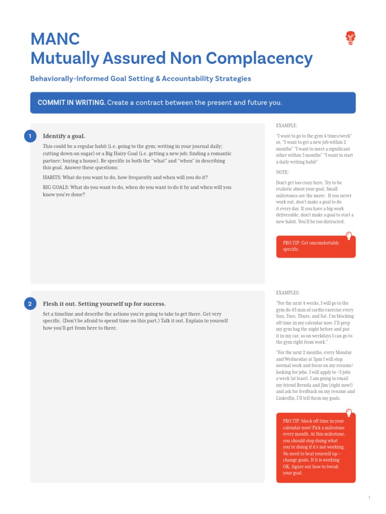 MANC Mutually Assured Non-Complacency | PDF