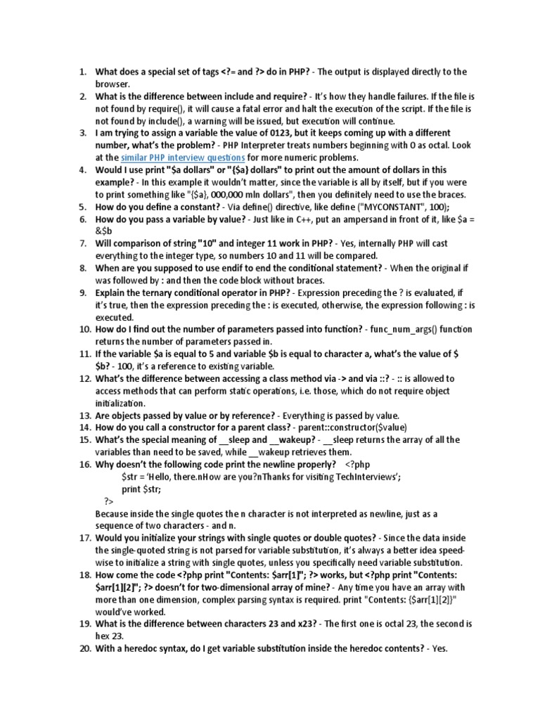 Php Questions Pdf Php Programming 2332
